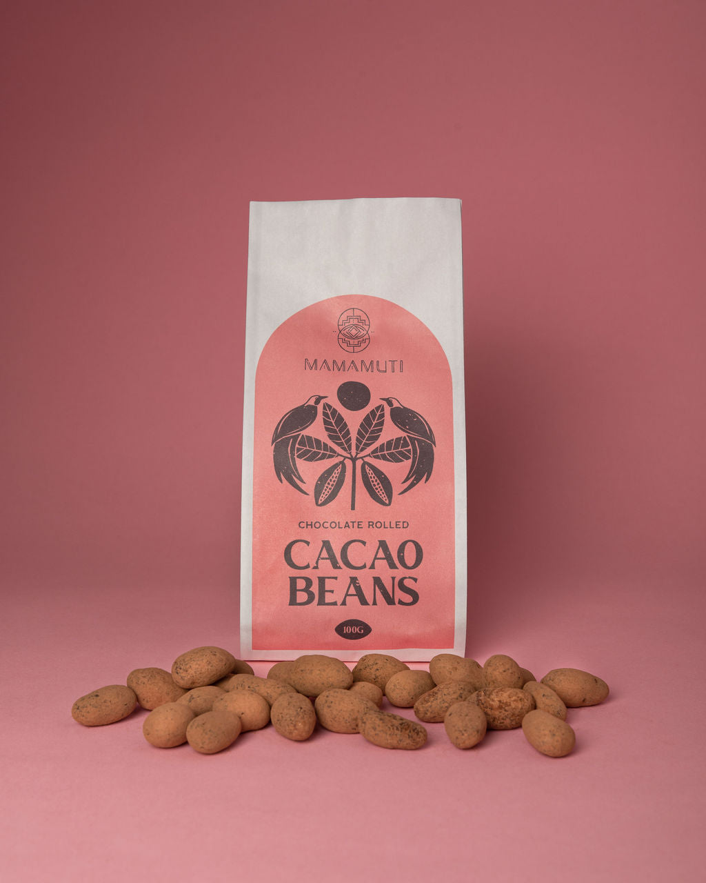 Pacific Pure Cacao Beans Dipped In Chocolate 100g